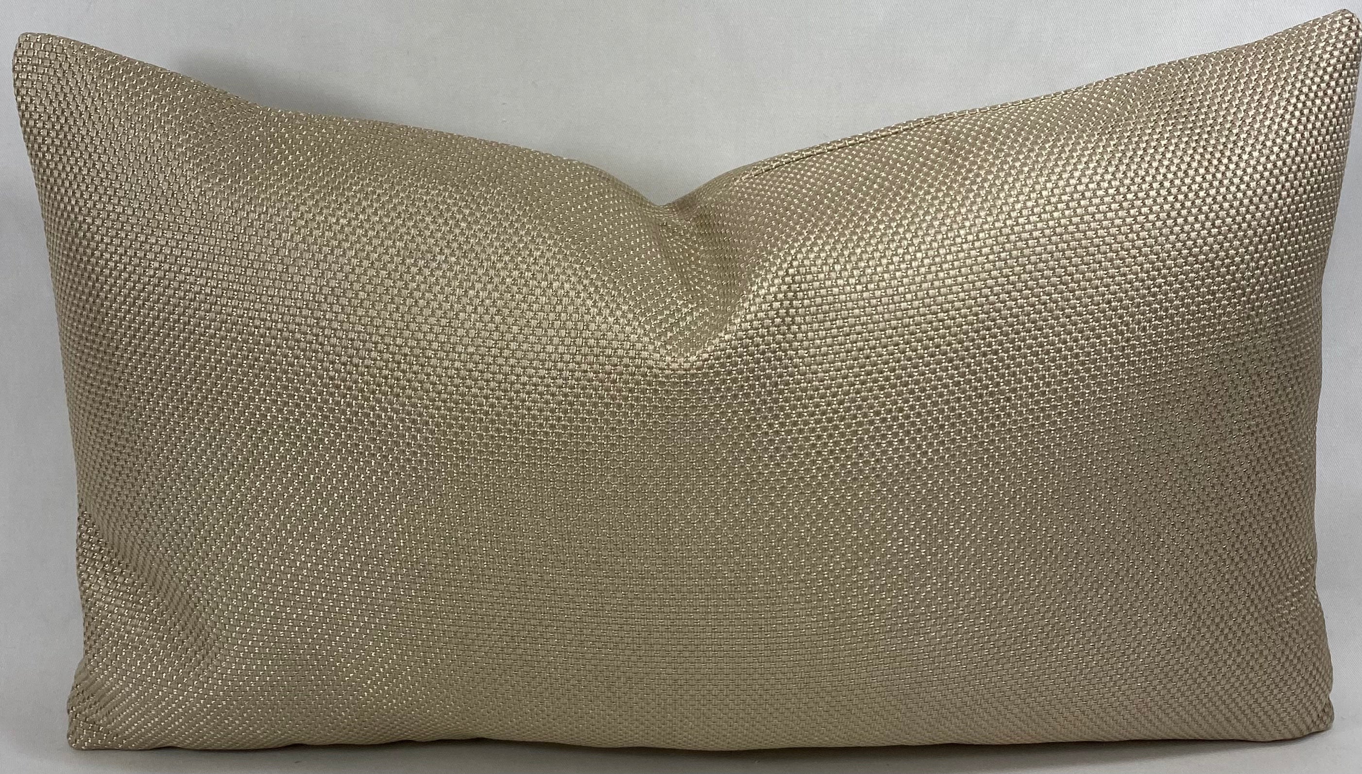 Luxury Lumbar Pillow - 24” x 14” - Champagne Weave – Kim Melrose ...